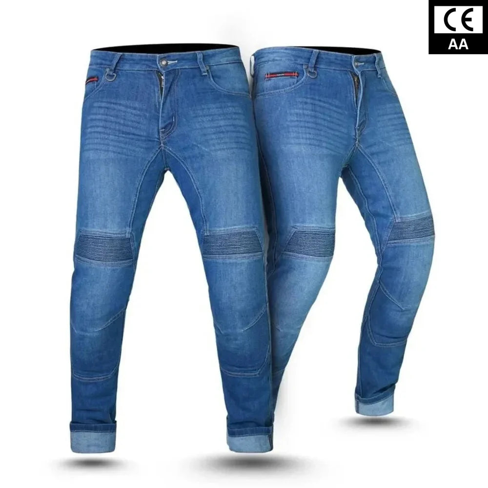 Tornado Sports Mens Motorcycle Blue Thunder Jeans | CE AA Rated ...